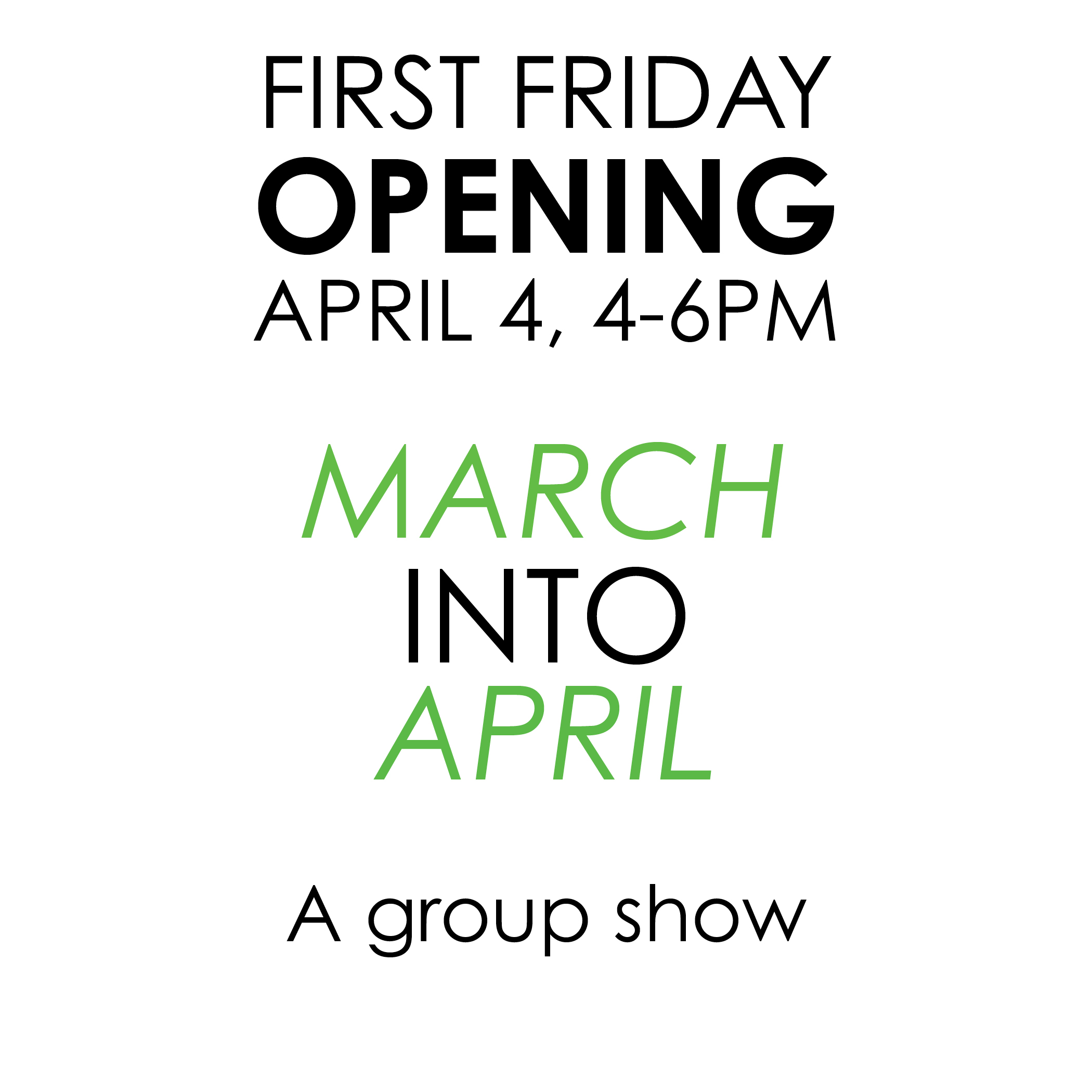 March into April - An evolving Group Show | Caldbeck Gallery