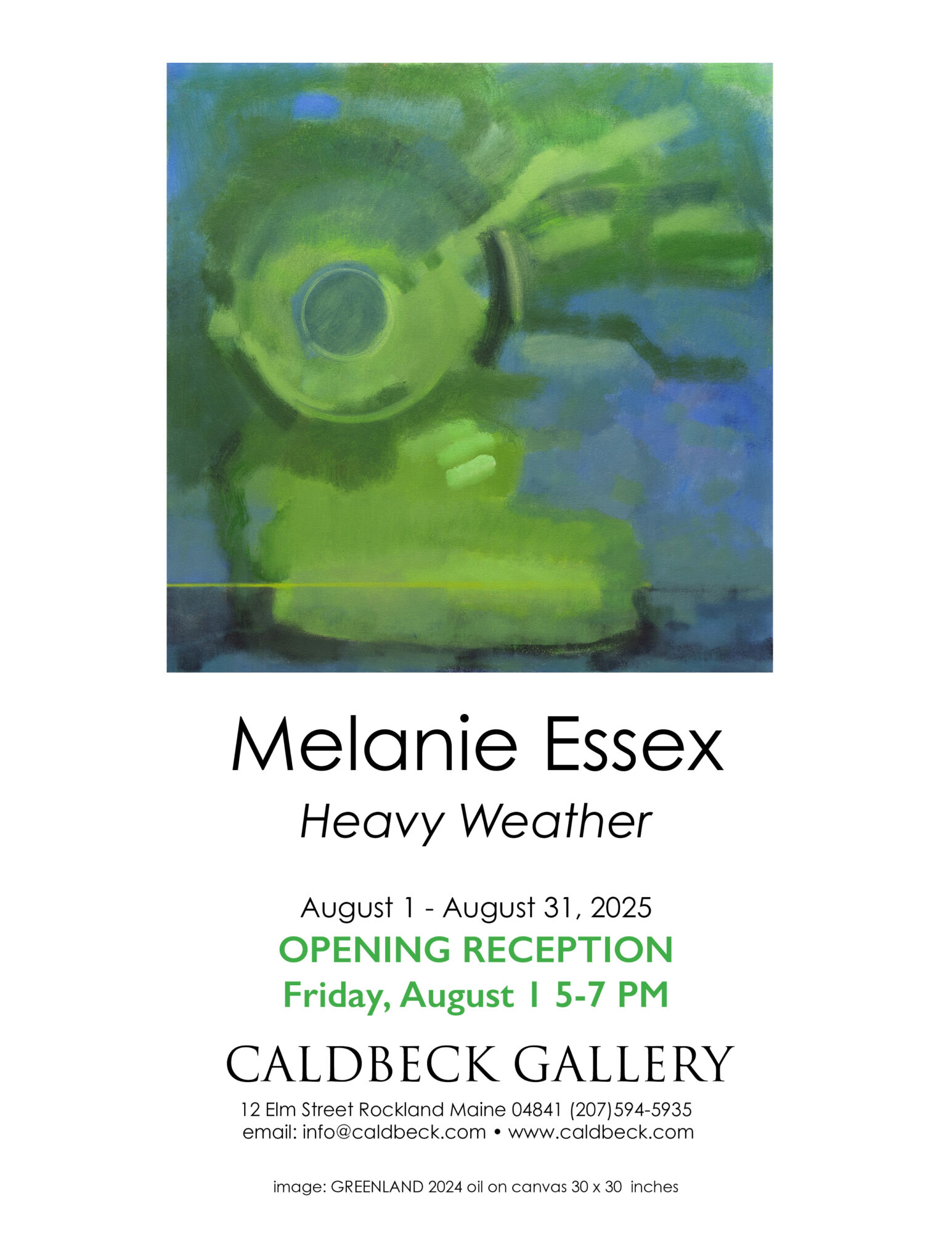 Melanie Essex HEAVY WEATHER | Caldbeck Gallery